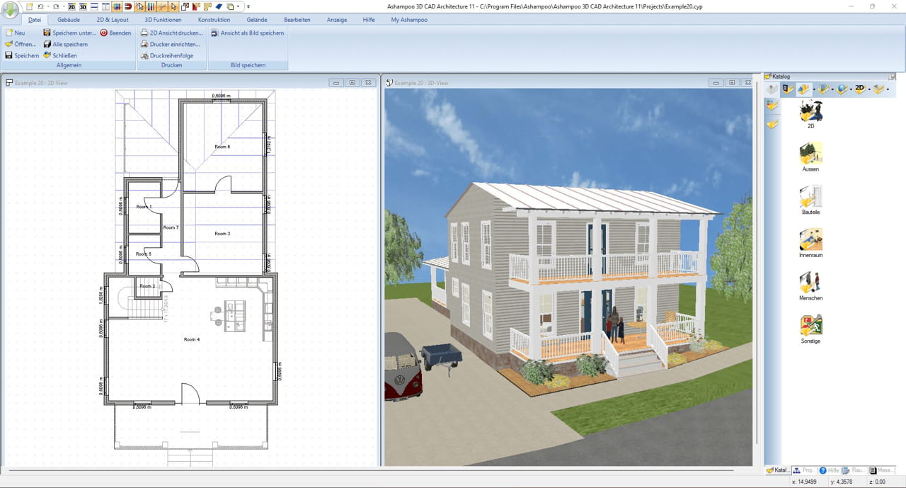 Ashampoo 3D CAD Architecture 11 - Das eigene Haus am PC planen